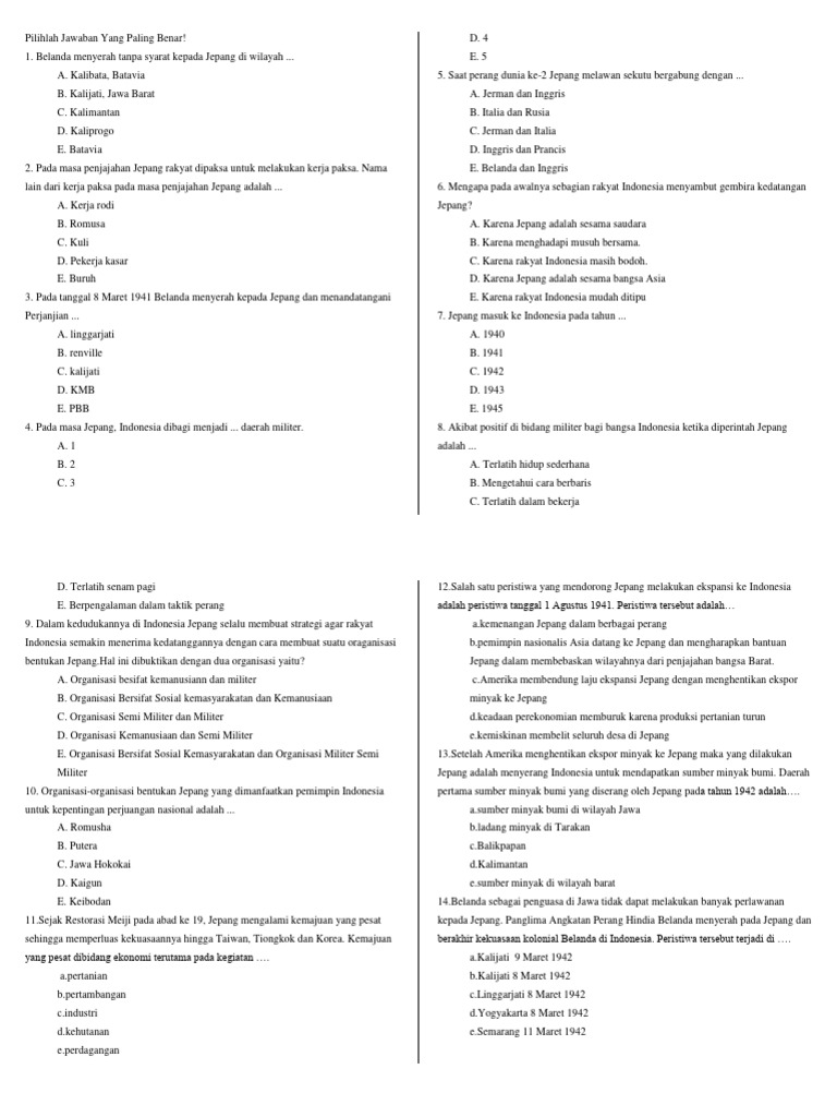 Sejarah Kelas Xi Pas GNP | PDF