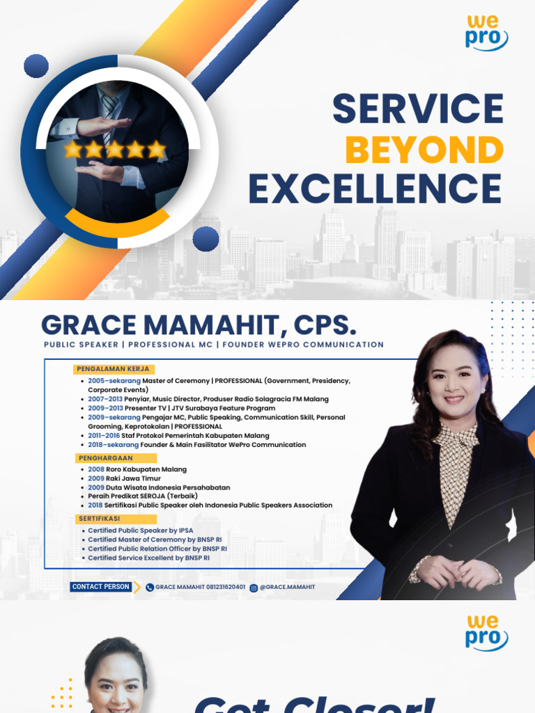 Materi Service Beyond Excellence | PDF | Pengembangan Diri