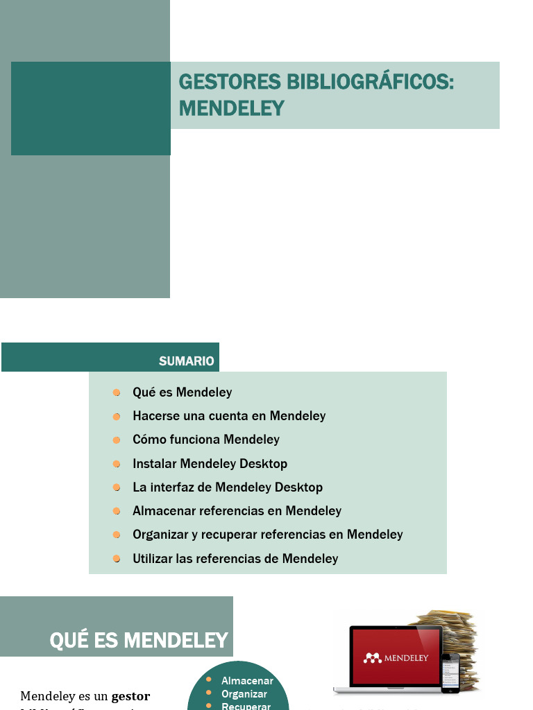 TEMA 4 4.2 Mendeley | PDF | Archivo de computadora | Red mundial