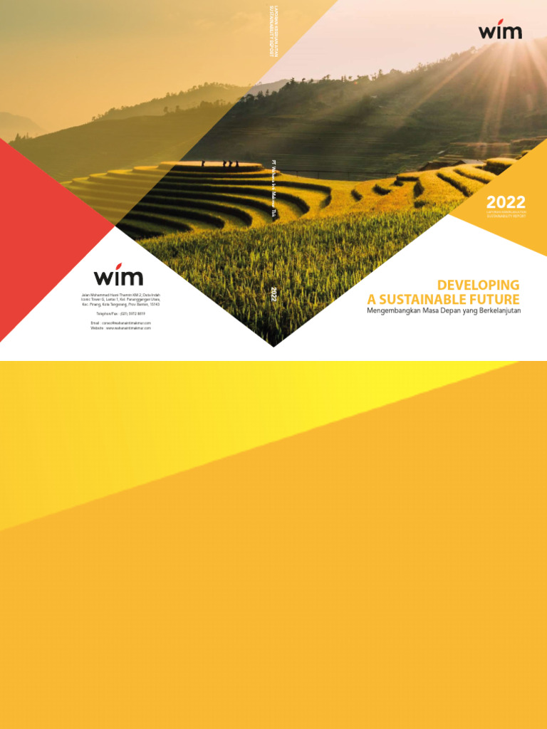 Laporan Keberlanjutan 2022 PT Wahana | PDF
