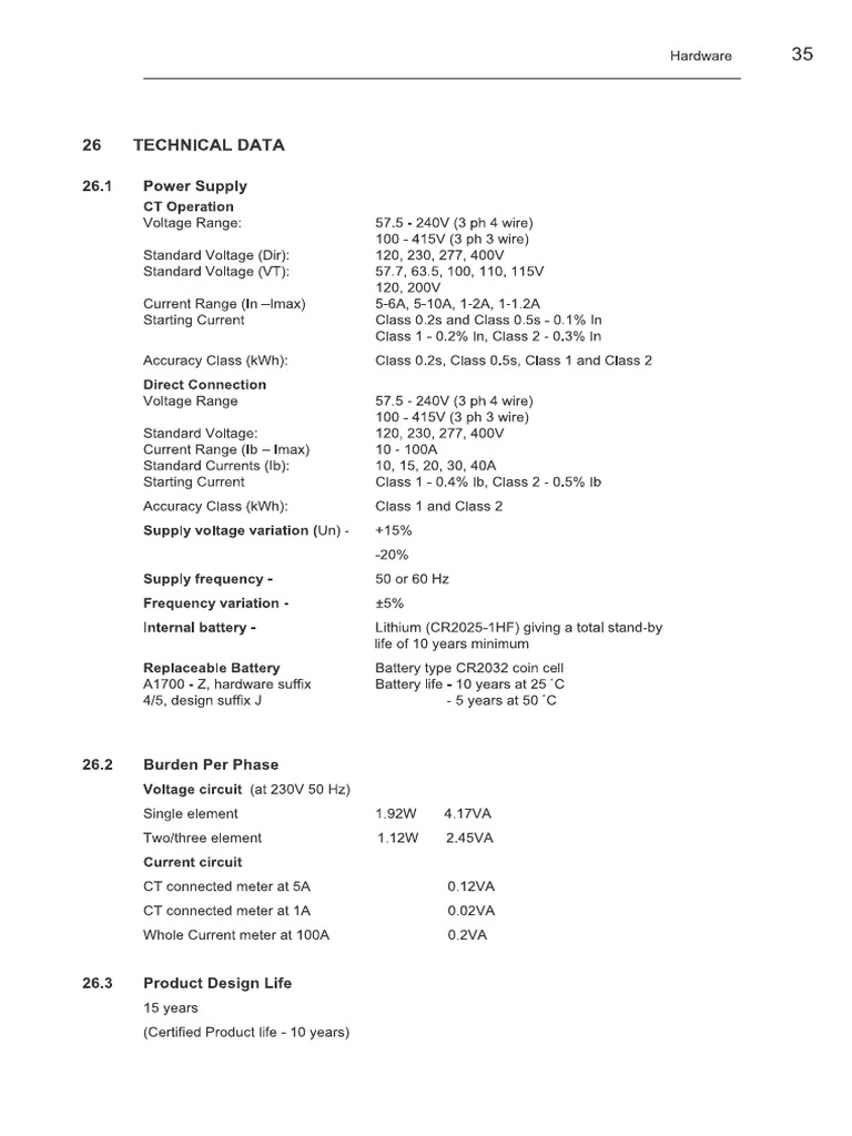 7.8.A1700 Technical Data | PDF