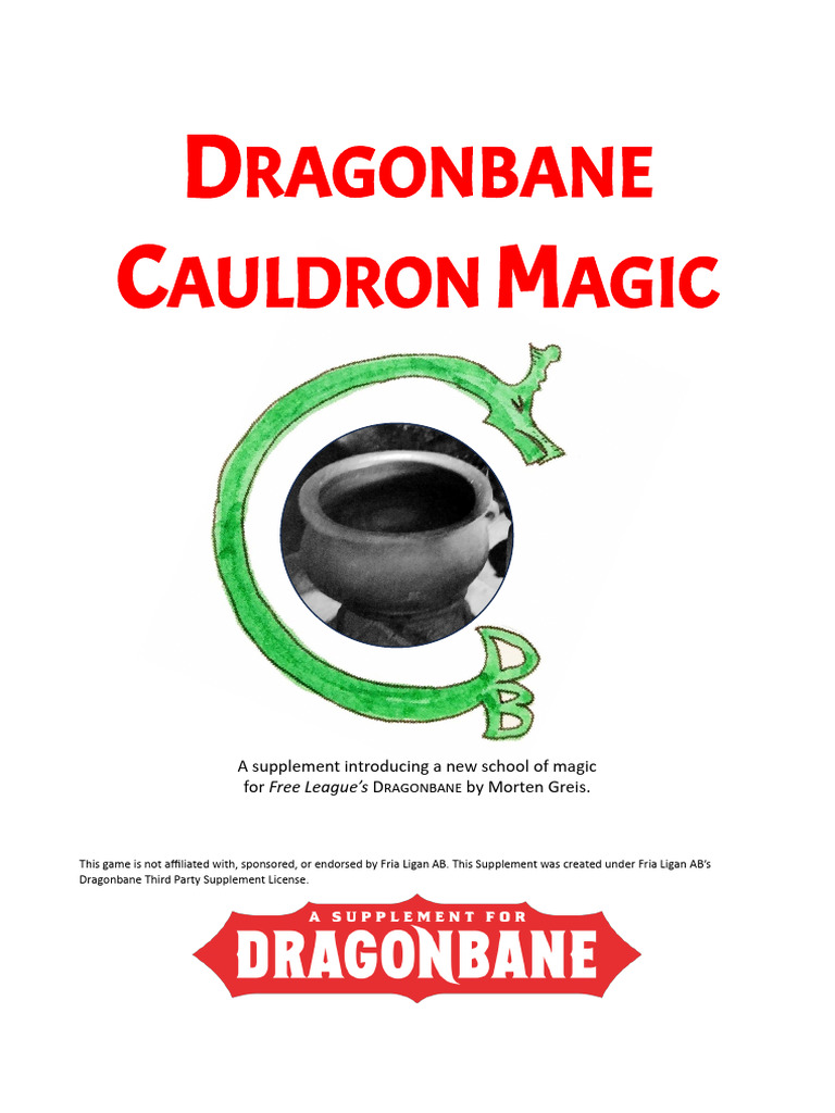 Cauldron Magic for Dragonbane RPG | PDF | Fog | Brewing