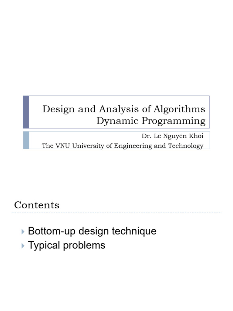 10 DynamicProgramming | PDF | Dynamic Programming | Mathematics 10 DynamicProgramming | PDF | Dynamic Programming | Mathematics