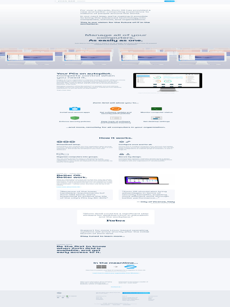 Zorin Grid - Manage all of your computers. As easily as one_ | PDF ...
