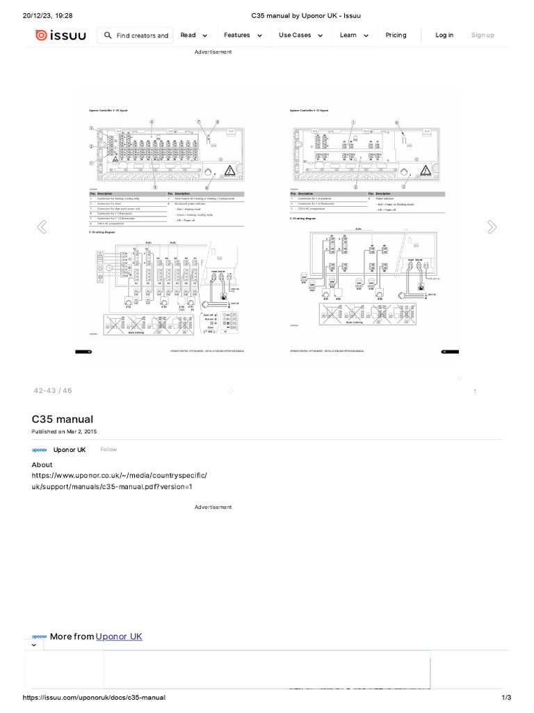 C35 Manual by Uponor UK - Issuu | PDF