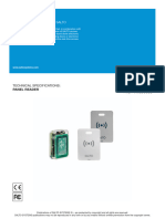 Datasheet Salto XS4 Original Plus Wide ANSI Ax6xx ENG 05 24 | PDF