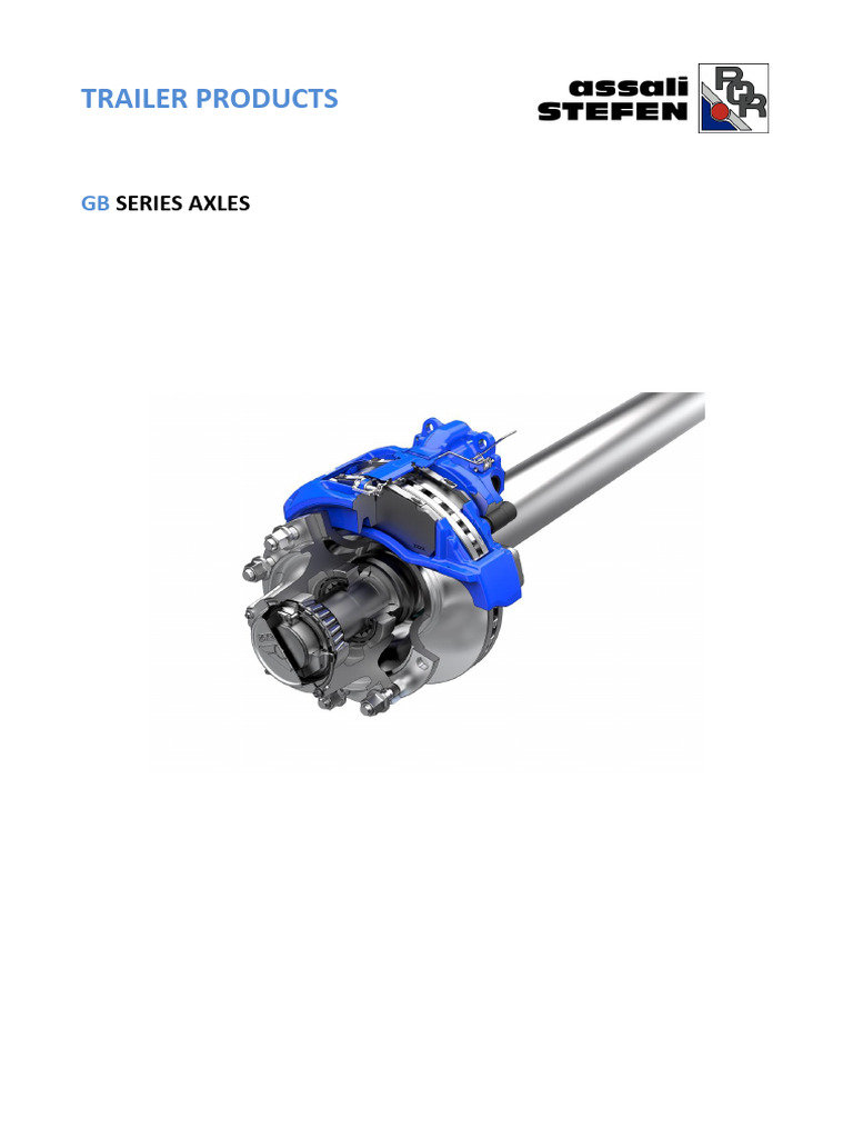 Axles - GB Parts List | PDF | Brake | Axle