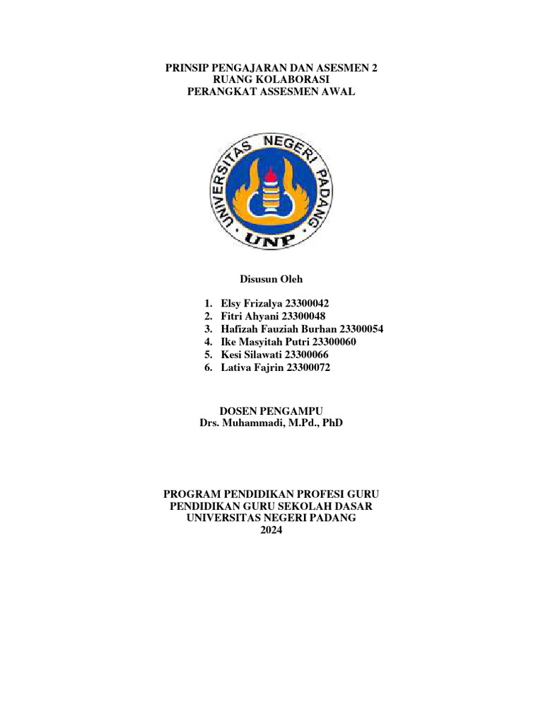 02.02.b.3-T1-3-b Ruang Kolaborasi - Tugas 1.1. Perangkat Asesmen Awal | PDF