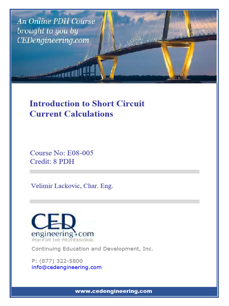 Introduction To Short Circuit - Current Calculations | PDF | Matrix ...