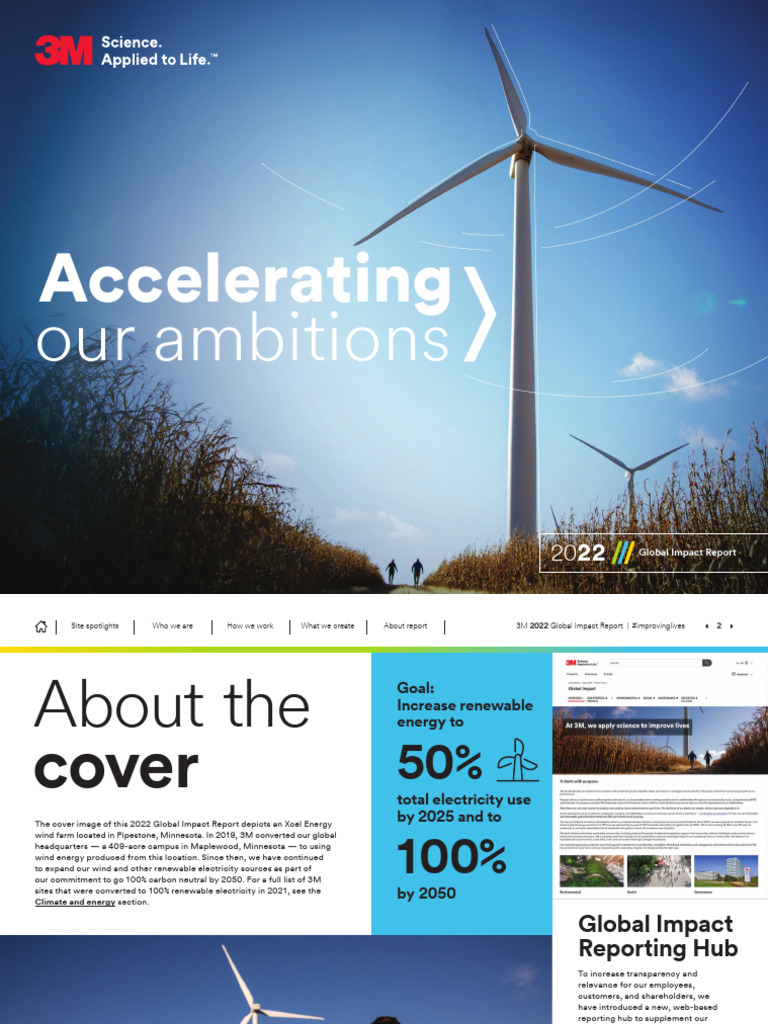 3 M Global Impact Report 2022 | PDF | Sustainability