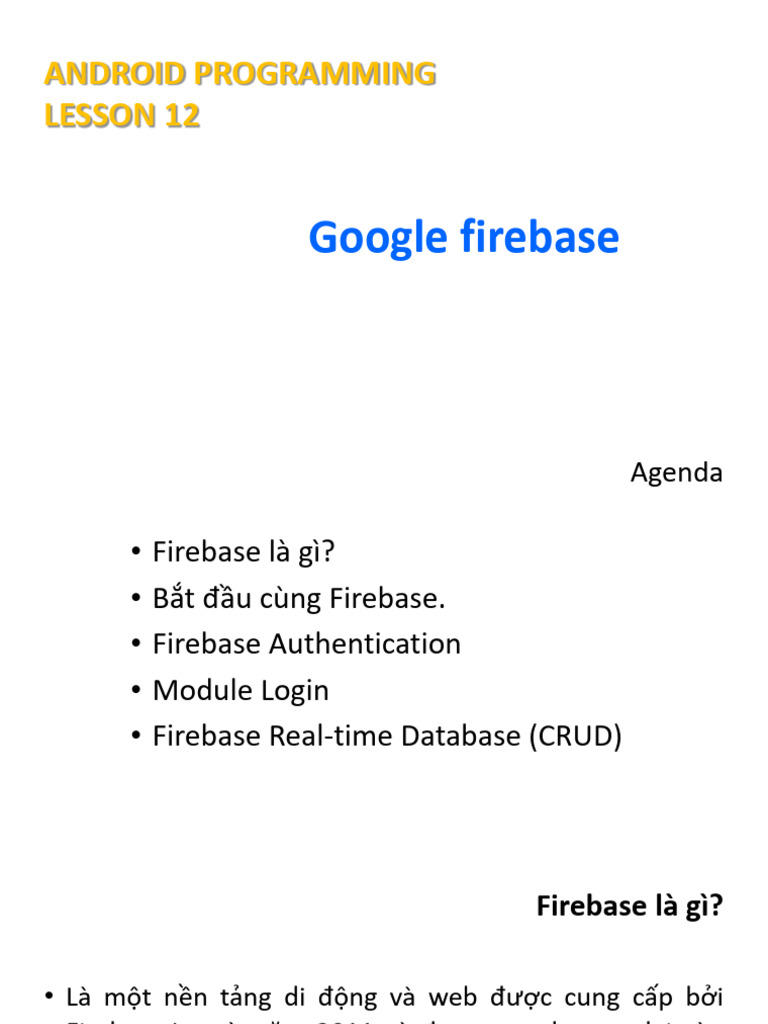 12-Google Firebase | PDF