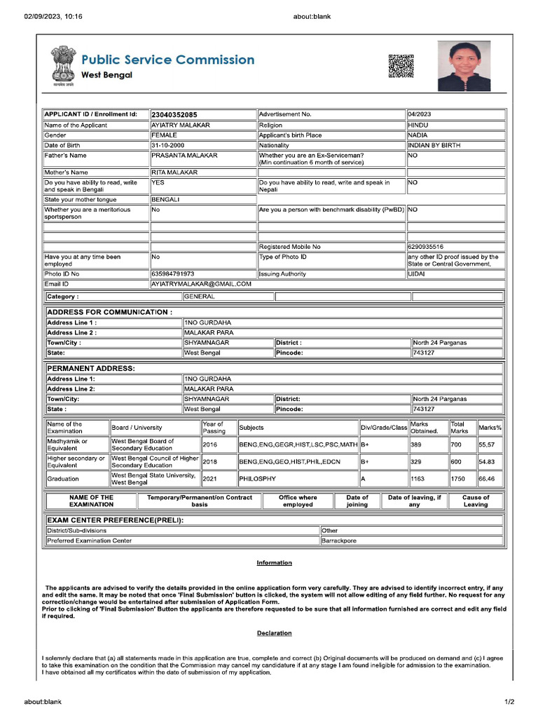 Registration | PDF