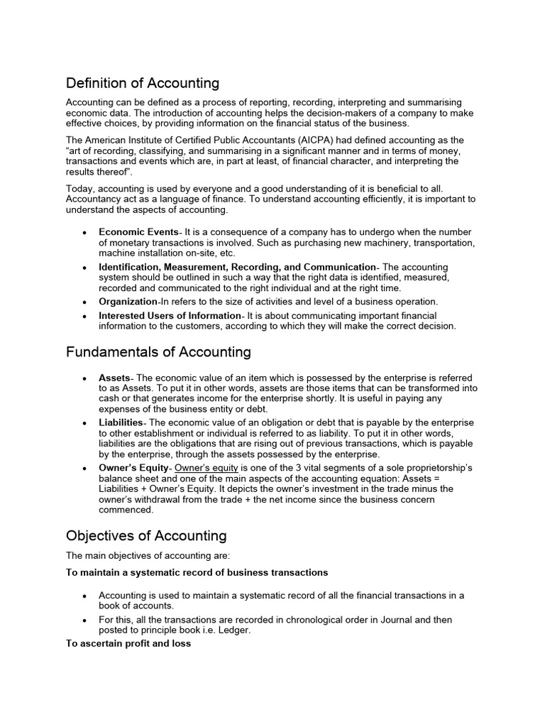 Accounting | PDF | Debits And Credits | Expense