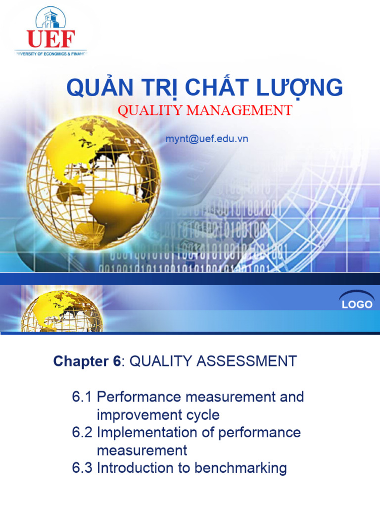 Chapter 6 Quality Assessment | PDF | Benchmarking | Goal