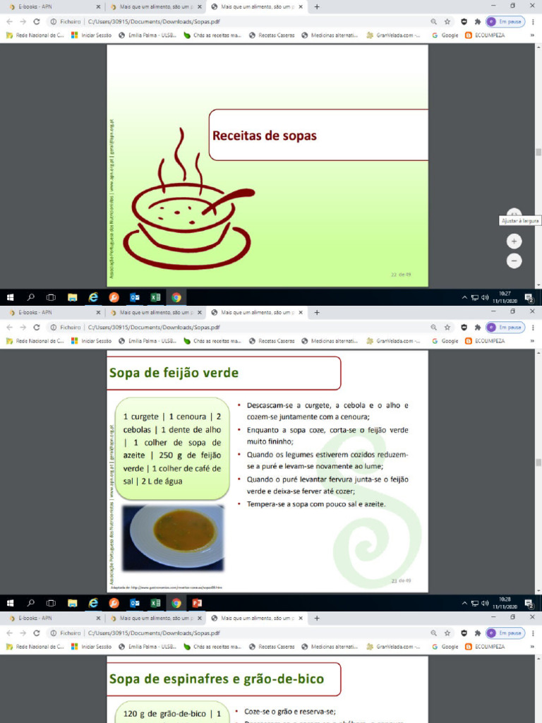 Receita de Sopas | PDF