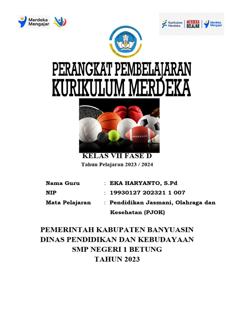 cover perangkat ajar gabungan kurikulum merdeka | PDF