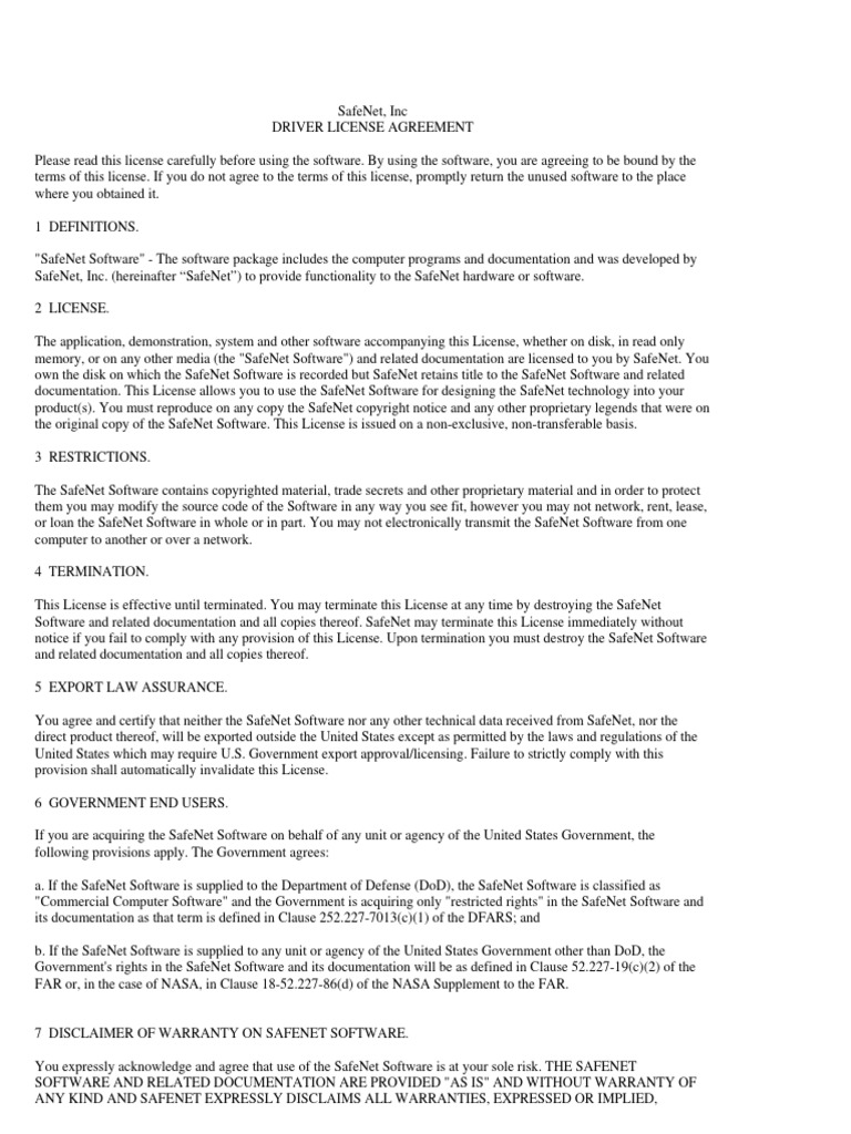 Driver License 0818052 | PDF | Proprietary Software | License