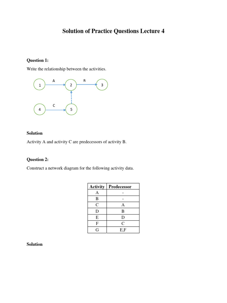 Mth601 Practice Questions Lec 4 To 20 | PDF | Applied Mathematics