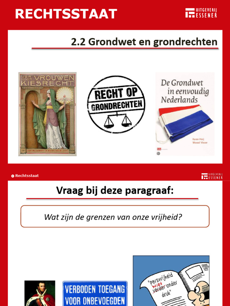 VWO 2.2 Grondwet en Grondrechten - 2022 | PDF