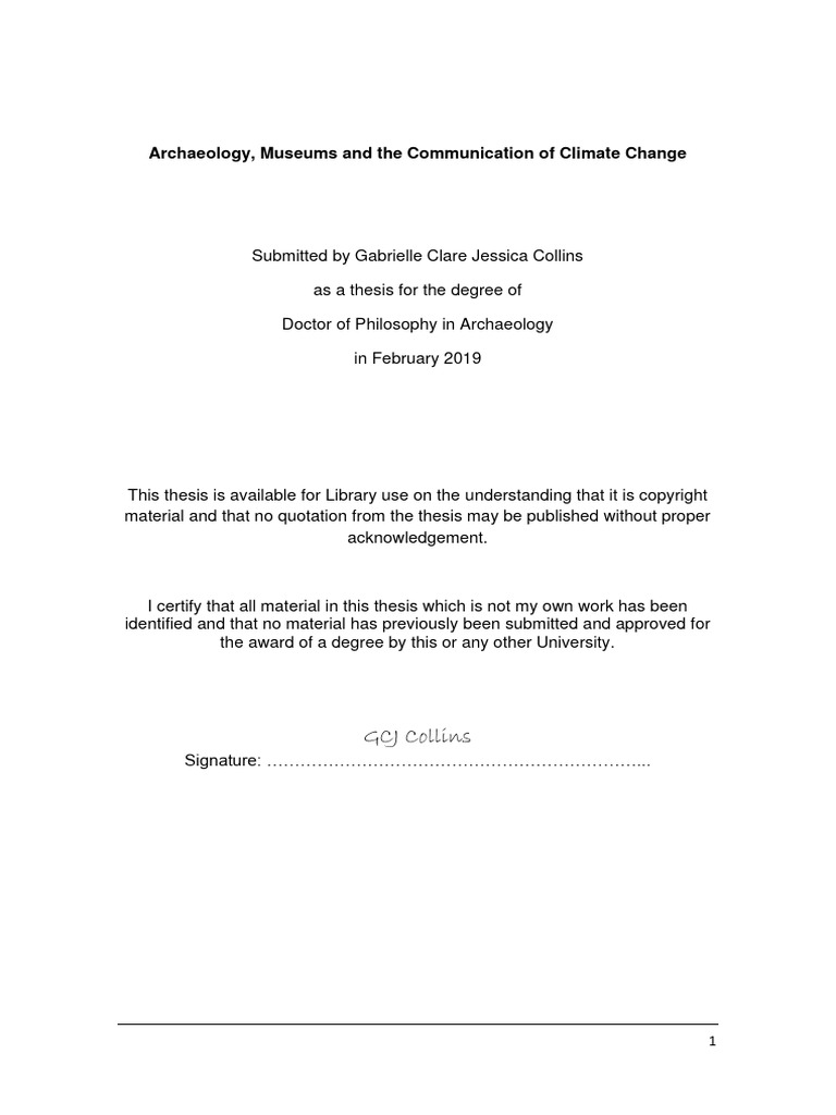 Collins G | PDF | Archaeology | Anthropocene