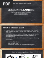 2025 IIE Lesson Plan Template | PDF | Lesson Plan | Learning