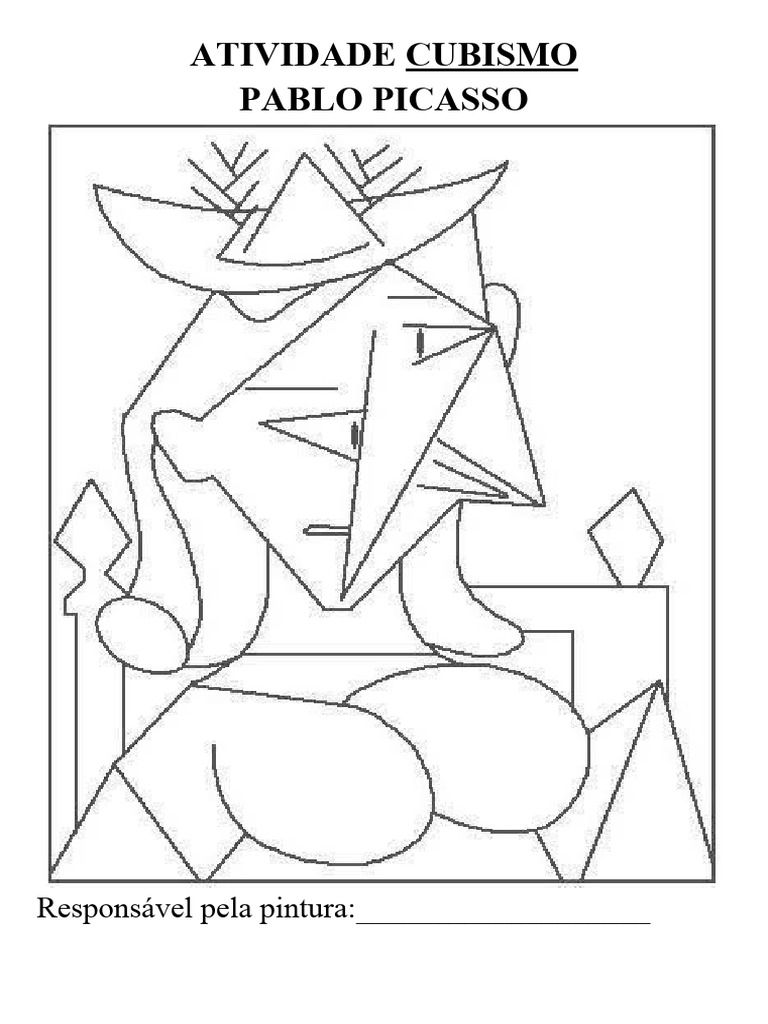 ATIVIDADE - Cubismo Pablo Picasso | PDF