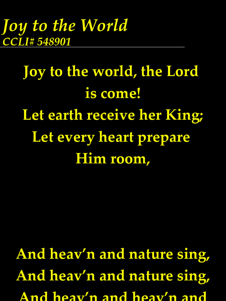 256 Joy To The World | PDF | Art
