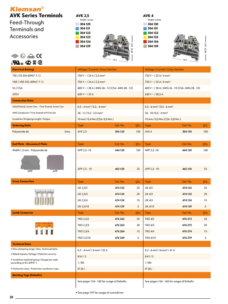 Avk 2.5-6 | PDF | Manufactured Goods | Electrical Equipment