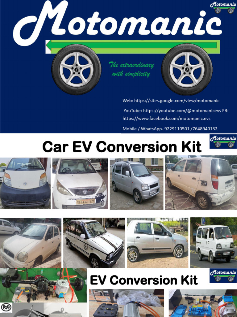 Car Ev Conversion Kit For Hatchbacks Pdf Electric Vehicle Battery 9619