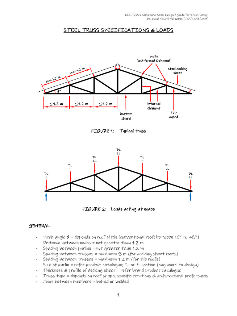 Steel Roof Truss Design Guide | PDF | Truss | Roof