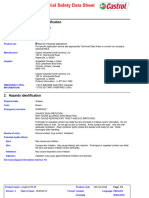 Castrol Alpha SP 220 MSDS Overview | PDF | Personal Protective ...