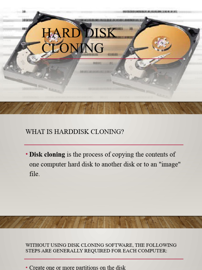 Hard Disk Cloning Process Explained | PDF | Computers | Technology ...