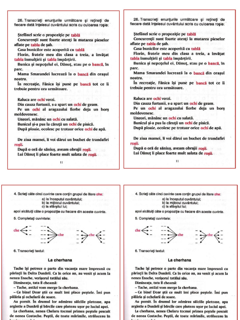 Clasa 1-Fise de Scos La Imprimanta | PDF