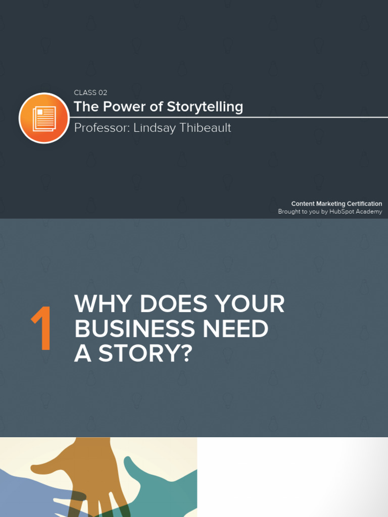 Class 02 CMC The Power of Storytelling | PDF | Narration | Storytelling