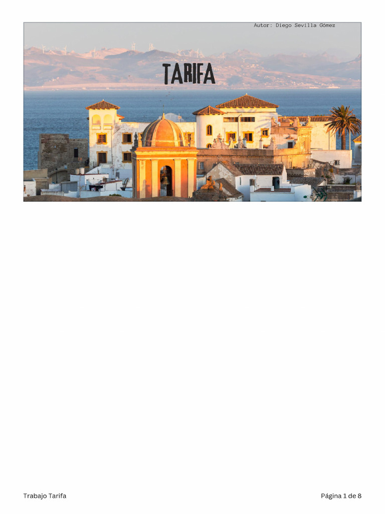 Trabajo Tarifa | PDF