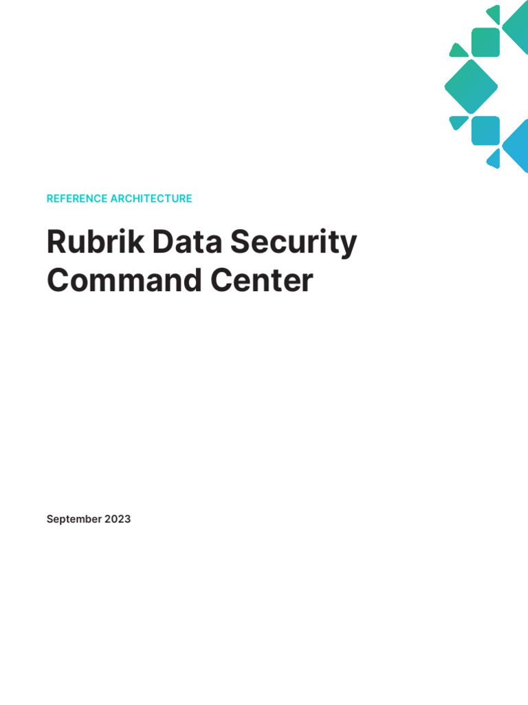 Ra Rubrik Data Security Command Center | PDF | Security | Computer Security