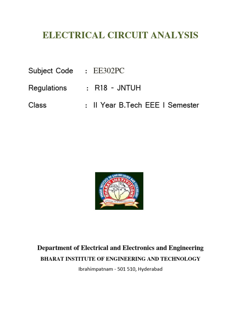 ELECTRICALCIRCUIT2 | PDF | Ac Power | Electrical Network