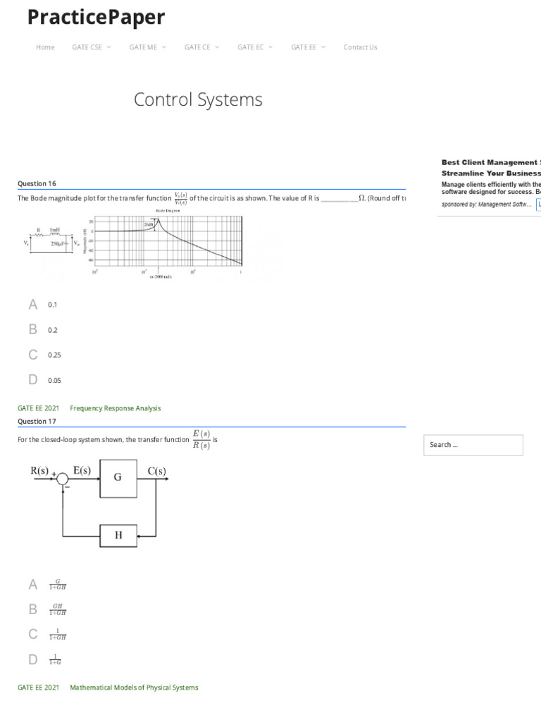 Control Systems: A B C D | PDF | Electronic Engineering | Computer Engineering