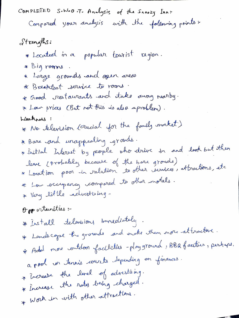Market Management Swot Analysis | PDF