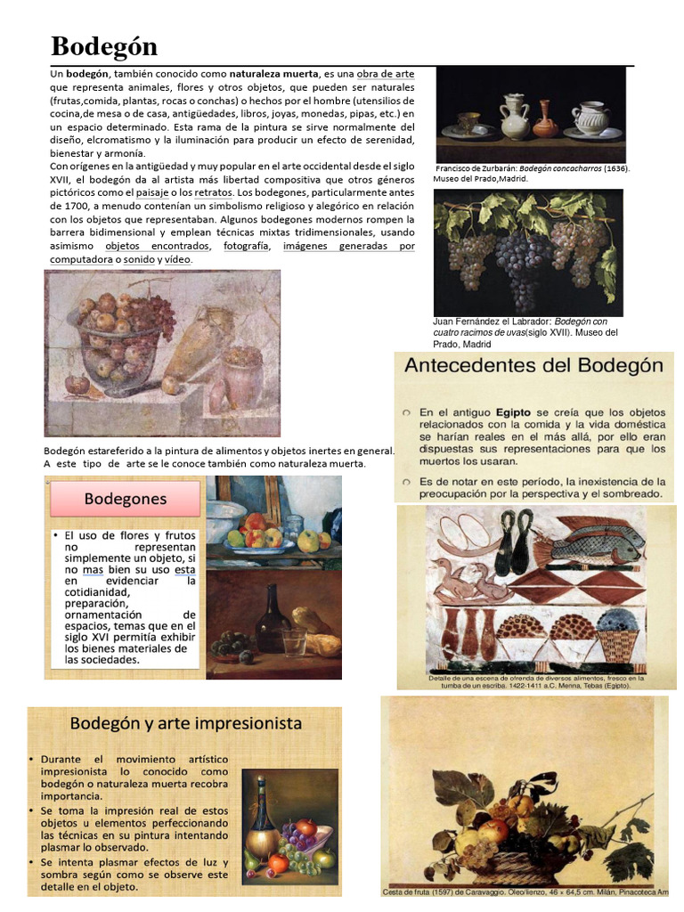 Crea tu propio bodegón artístico | PDF