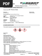 All Purpose Thinners Msds | PDF