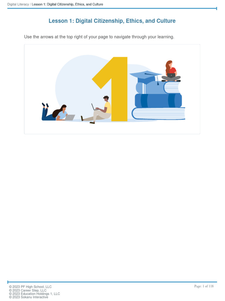 Lesson 1 Digital Citizenship, Ethics, And Culture | PDF | Social Media ...