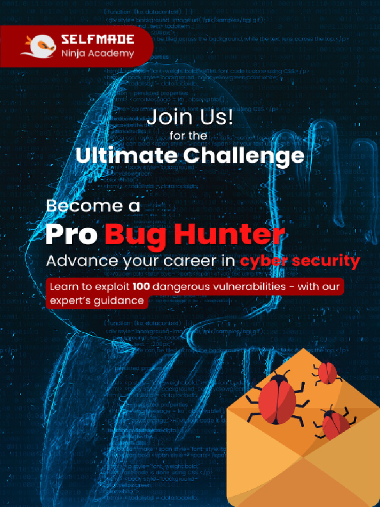 Bug Hunter Brochure | PDF | Business | Computers