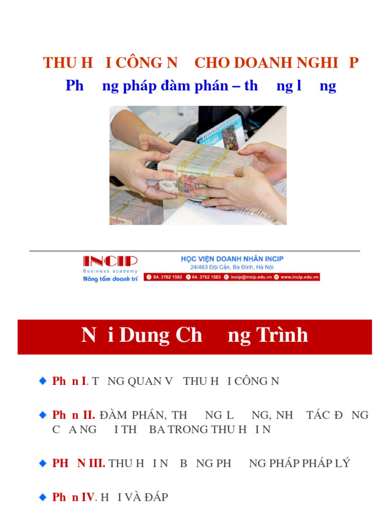 Incip Thu Hoi Cong No Bang Dam Phan | PDF