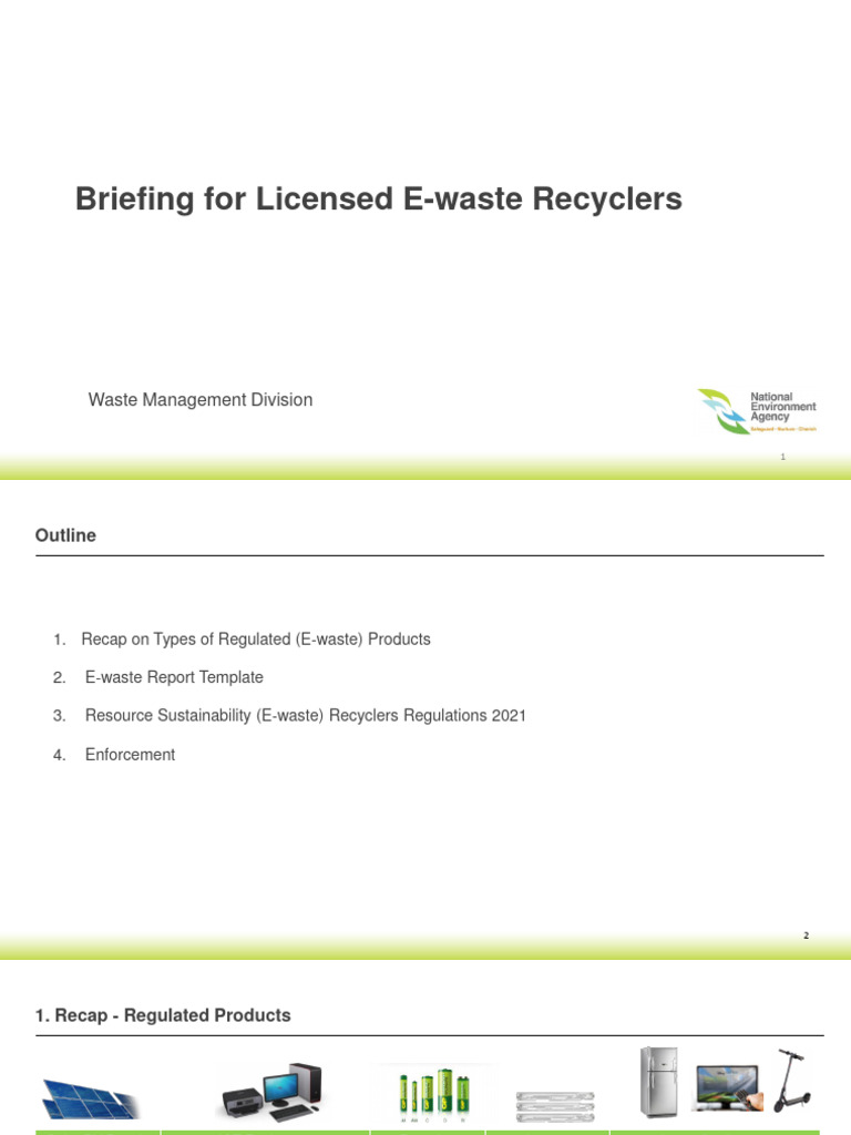 E-Waste Recycler Briefing 2023 | PDF | Electronic Waste | Computer Data Storage
