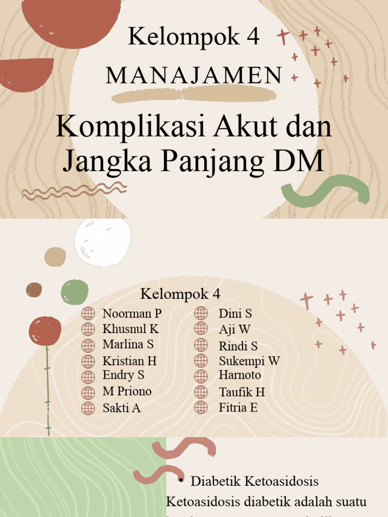 Komplikasi Diabetes: Akut & Kronis | PDF