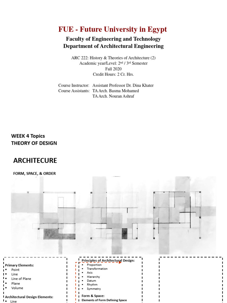 ARC 222 History Theories - Lecture 4 | PDF | Symmetry | Composition ...