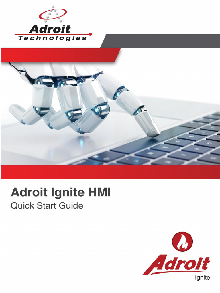 ATQMS-MKTG-DOC-Adroit Ignite HMI Quick Start Guide | PDF | User Interface | Server (Computing)