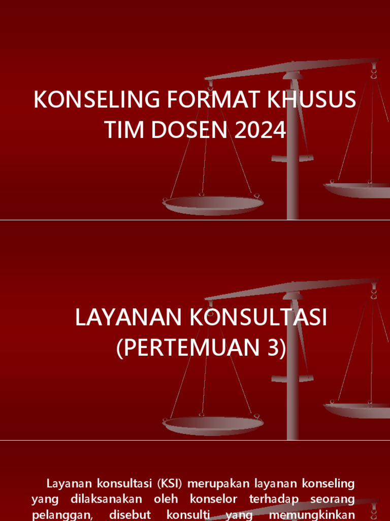 Konseling Format Khusus | PDF | Karier & Perkembangan | Pengembangan Diri