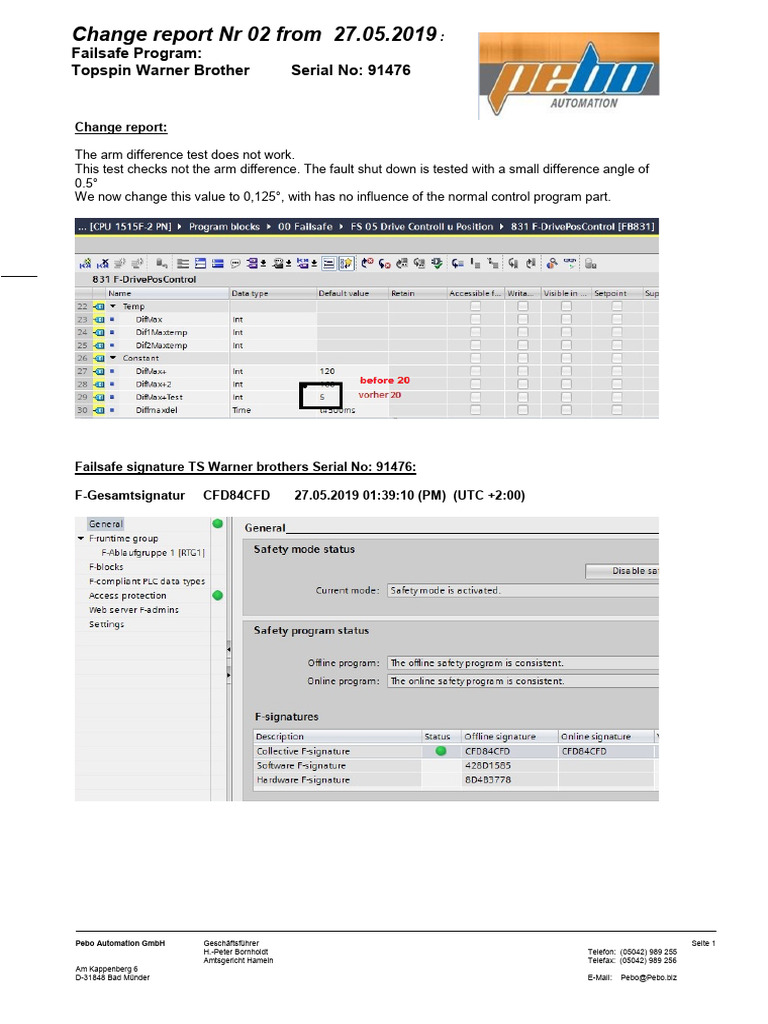 2019-05-27-Change Report2 | PDF | Technology & Engineering